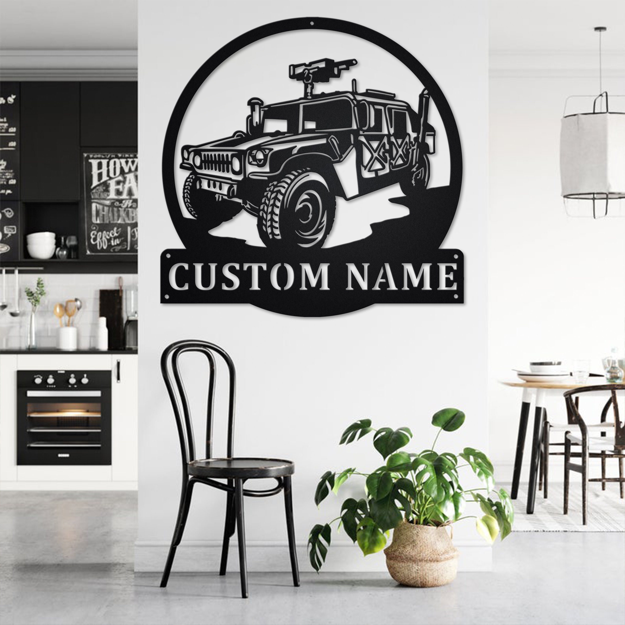 Custom Humvee Metal Wall Art Personalized Humvee Name Sign - Etsy