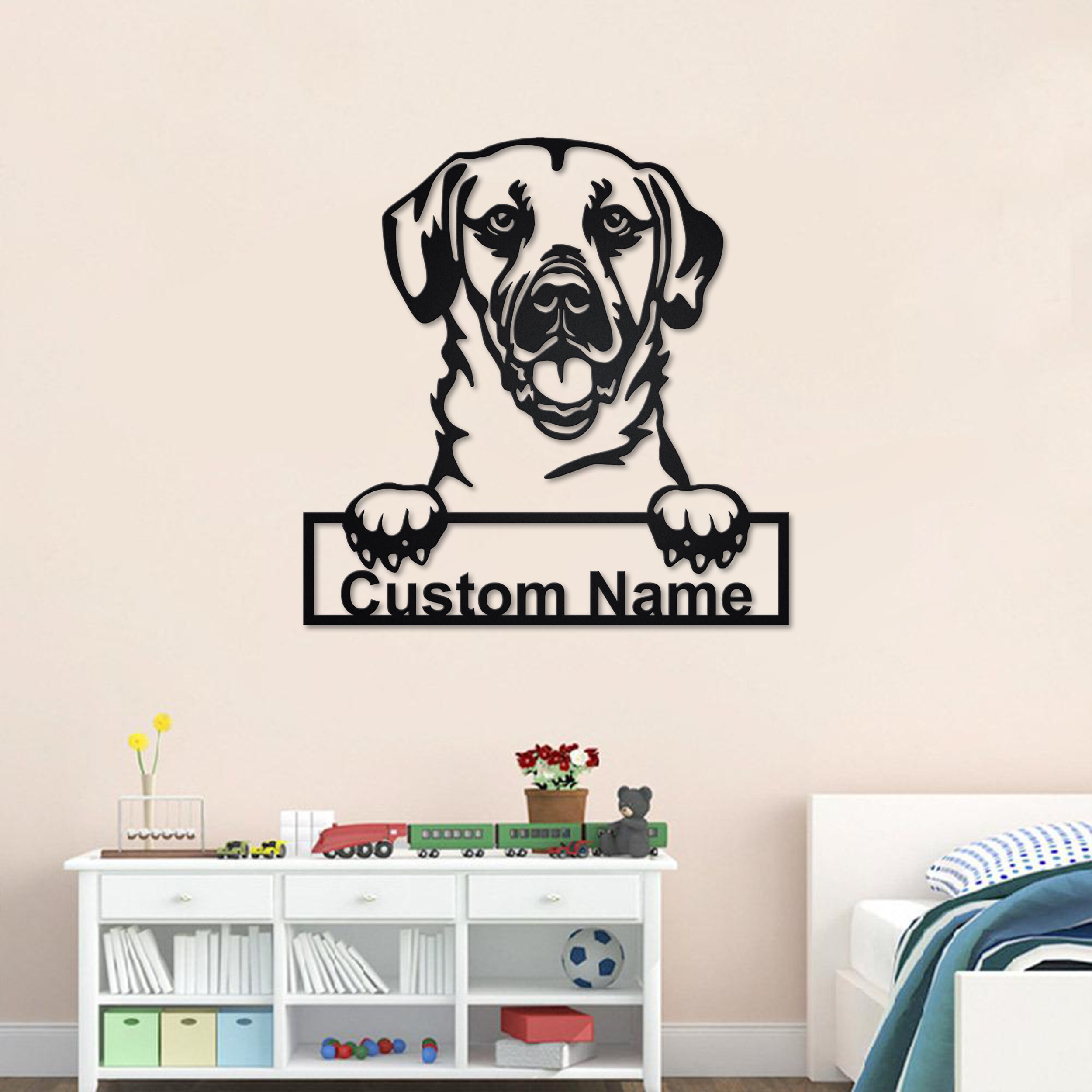Personalized Black Mouth Cur Metal Sign Black Mouth Cur | Etsy
