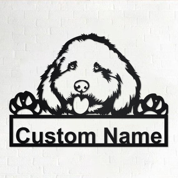 Personalized Cockapoo Metal Sign Cockapoo Metal Wall Art - Etsy