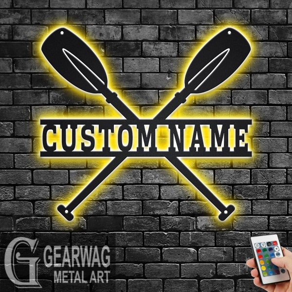 Metal Canoe Wall Art - Etsy