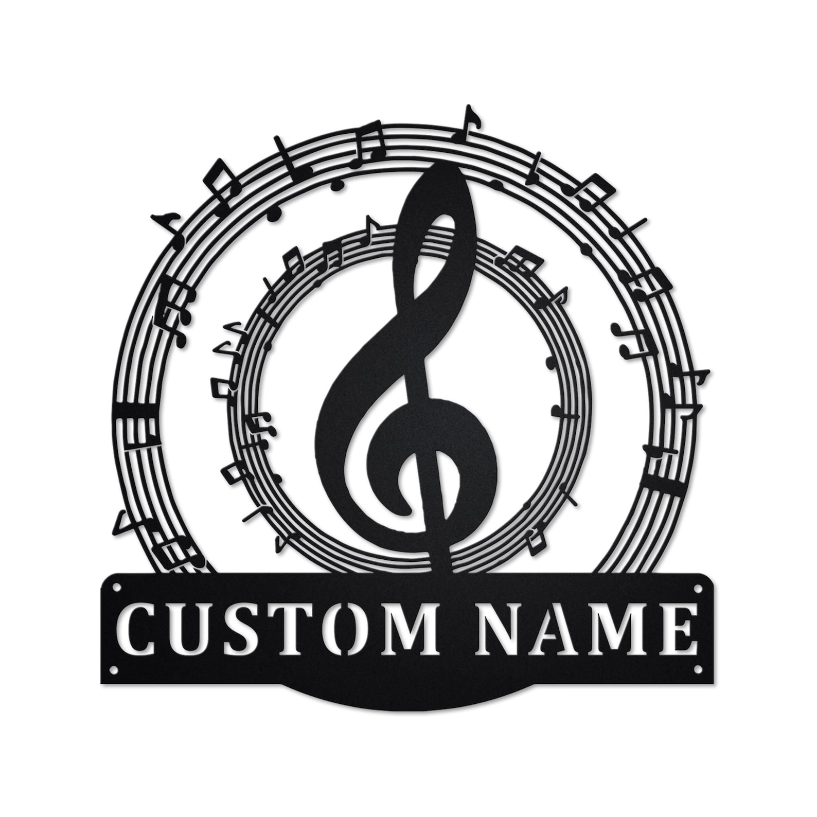 Personalized Music Notes Metal Sign Music Teacher Metal Wall - Etsy