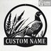 Custom Pheasant Metal Sign With LED: Personalized Room Decor - Etsy
