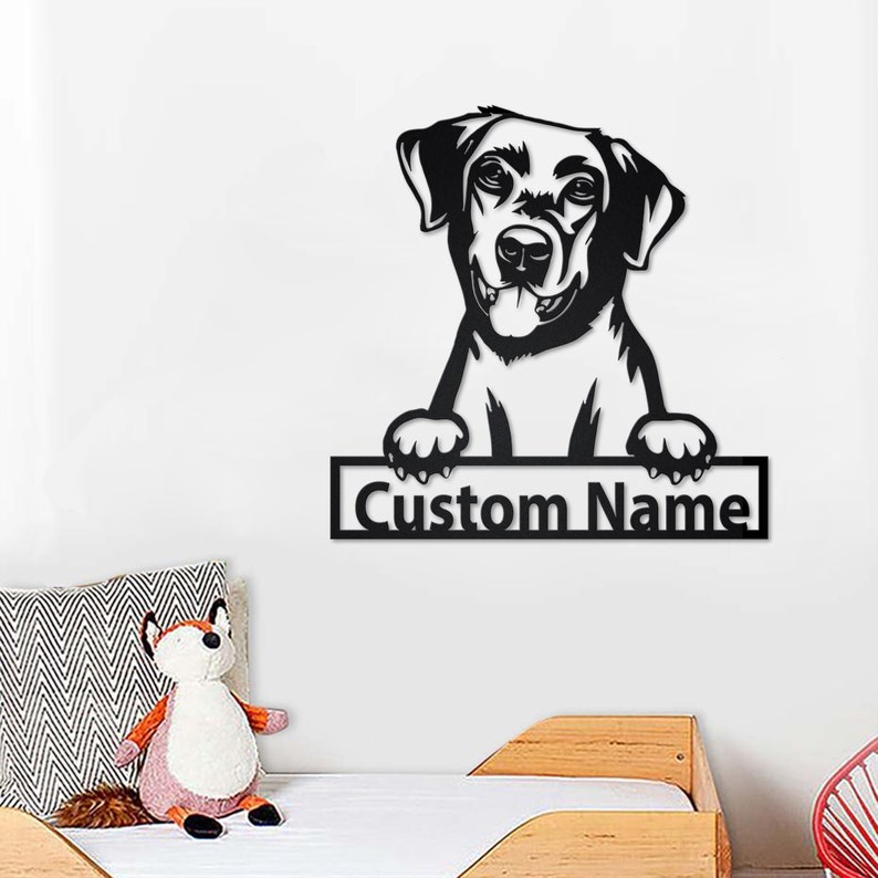 Personalized Labrador Retriever Metal Sign Labrador - Etsy
