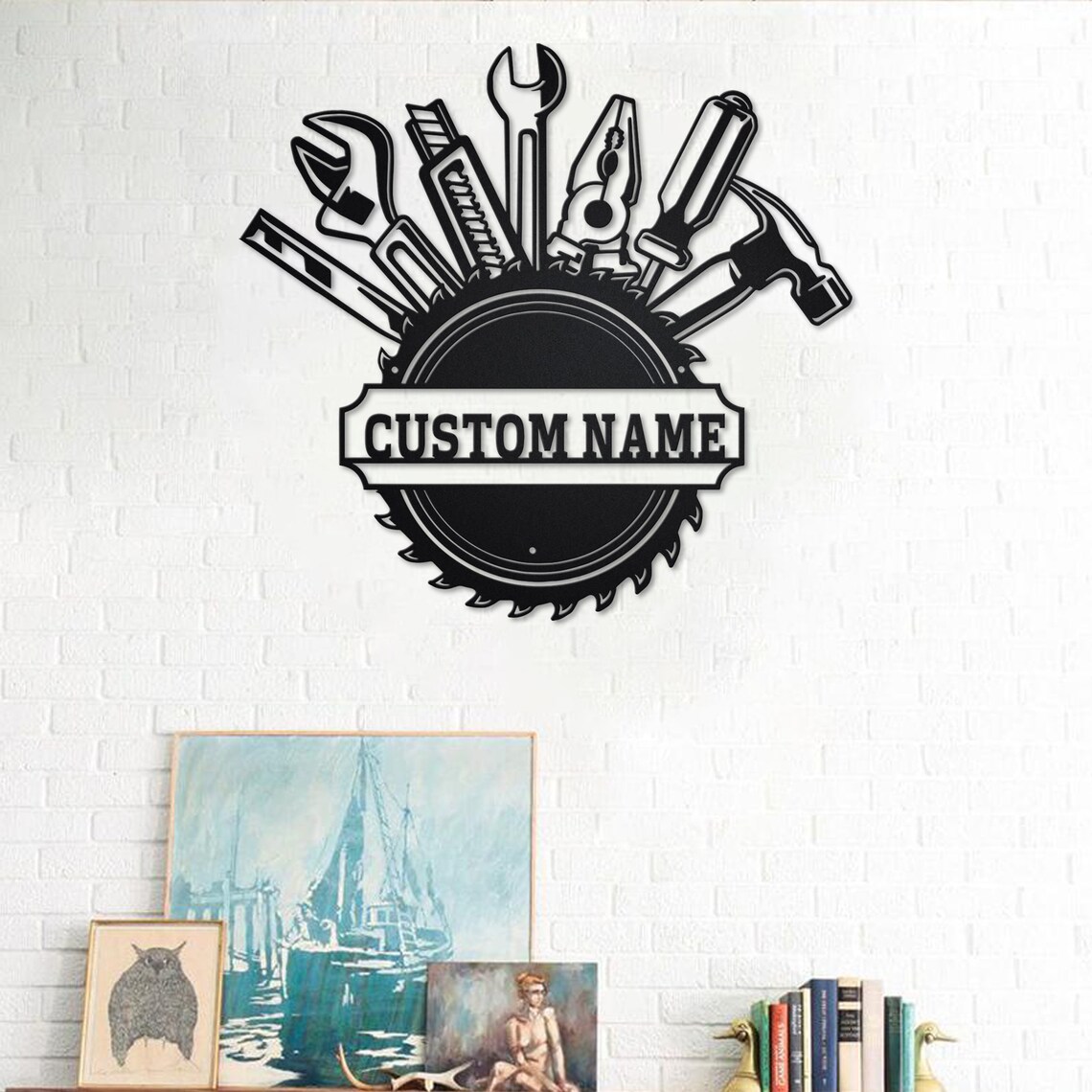 Personalized Handyman Metal Sign Handyman Metal Wall Art - Etsy