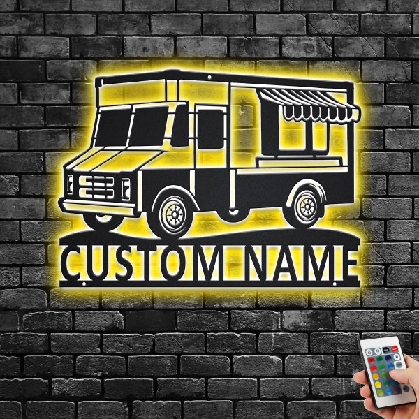 Food Truck Personalized Sign - Etsy