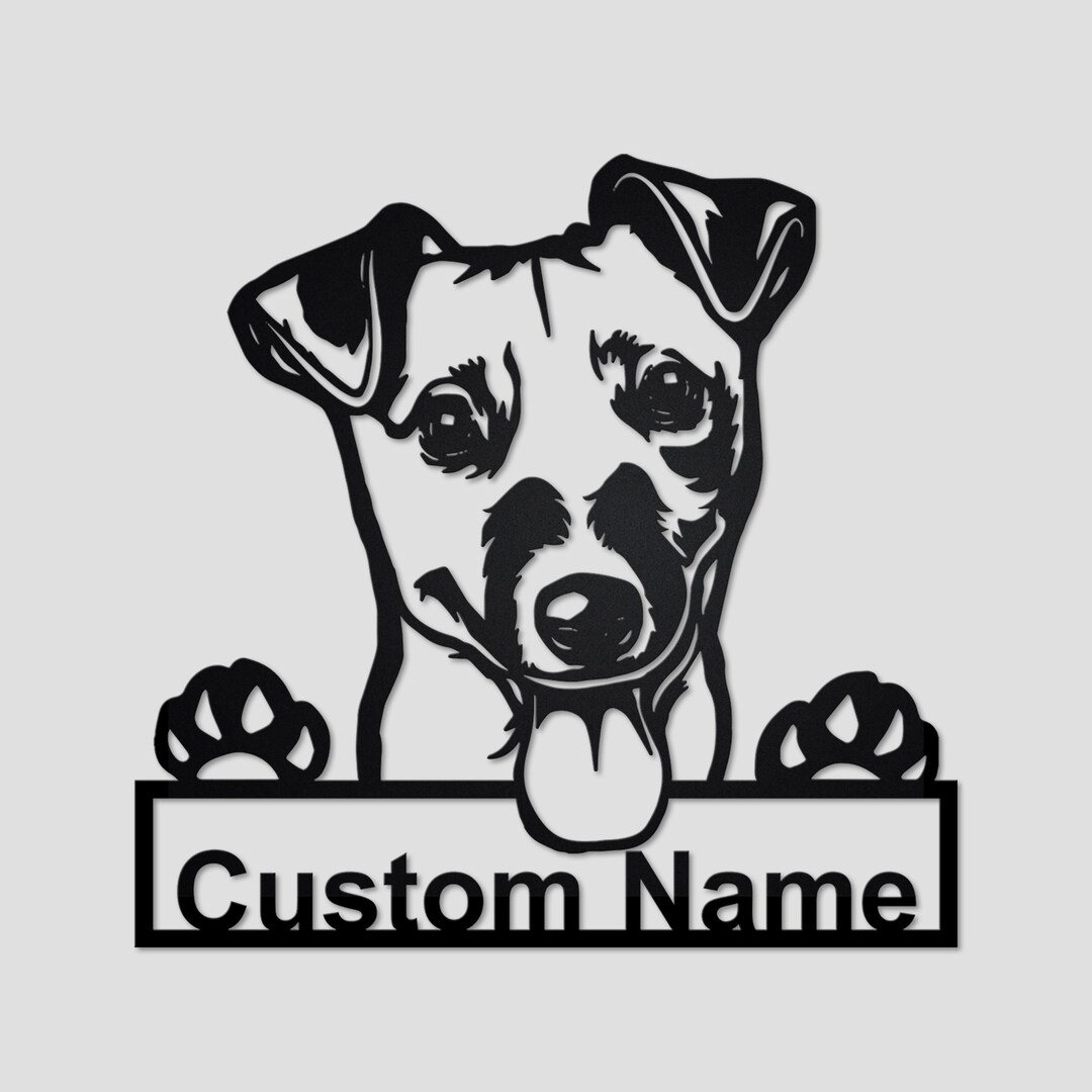Personalized Jack Russell Terrier Metal Sign | Jack Russell Terrier ...