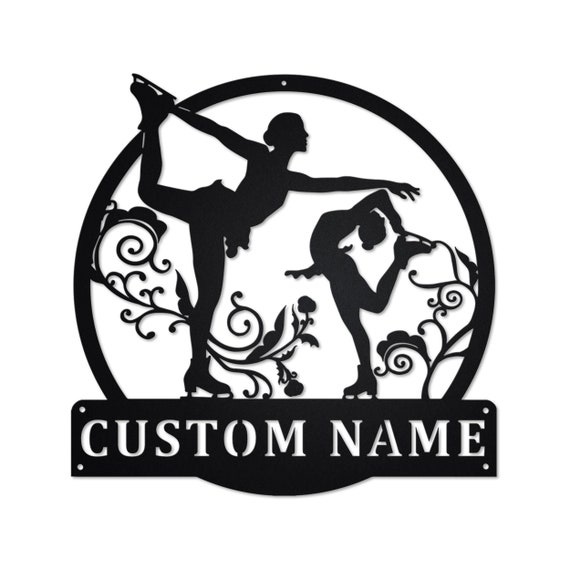 Personalized Figure Skating Metal Sign Figure Skating Metal - Etsy