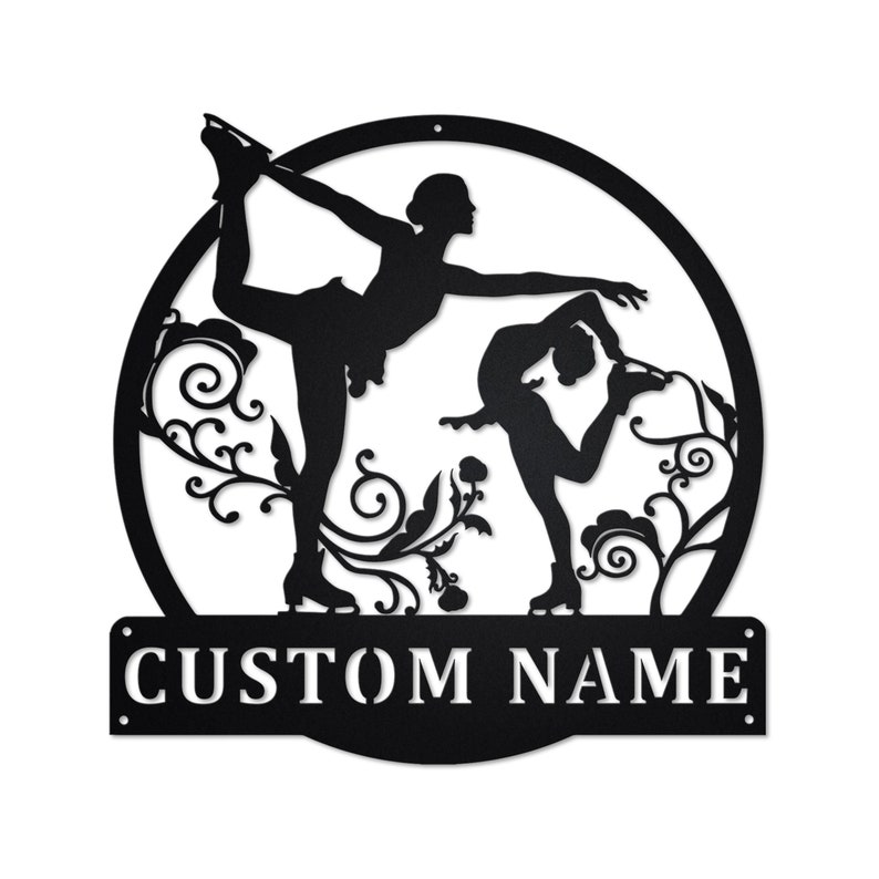 Personalized Figure Skating Metal Sign Figure Skating Metal - Etsy