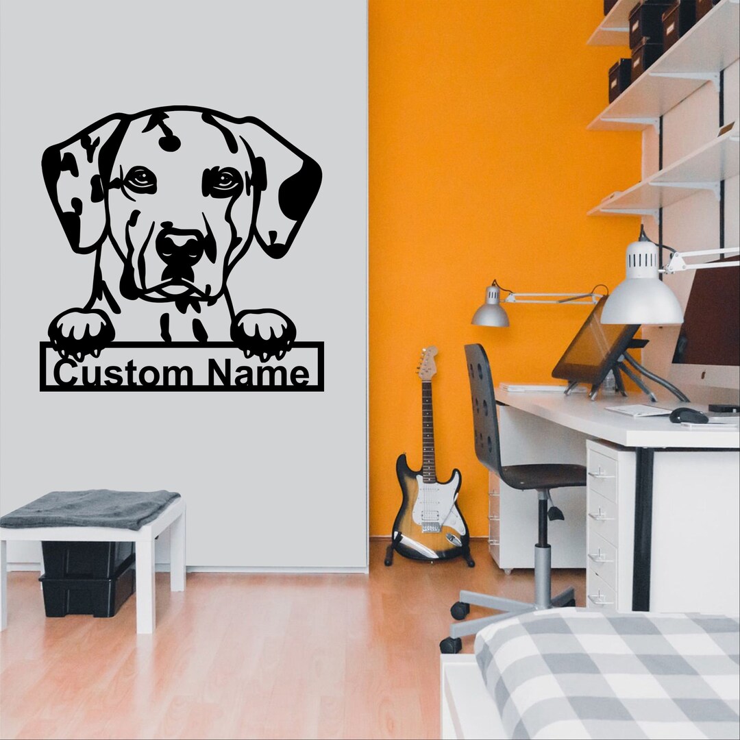 Personalized Dalmatian Metal Sign | Dalmatian Metal Wall Art| Office ...