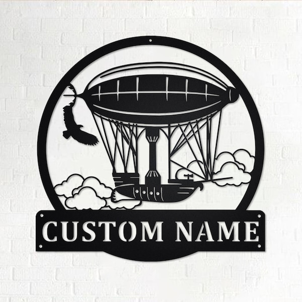Steampunk Blimp Ship Decor - Etsy