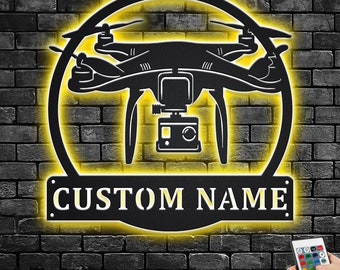 Drone Metal Sign - Etsy