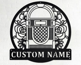 Jukebox Metal Sign | Etsy