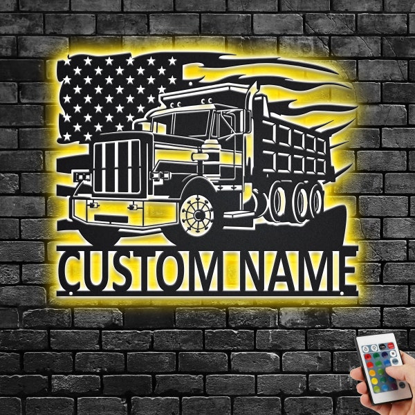 Metal Dump Truck Sign - Etsy