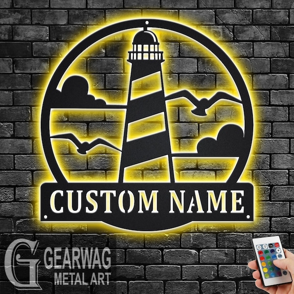 Metal Lighthouse - Etsy