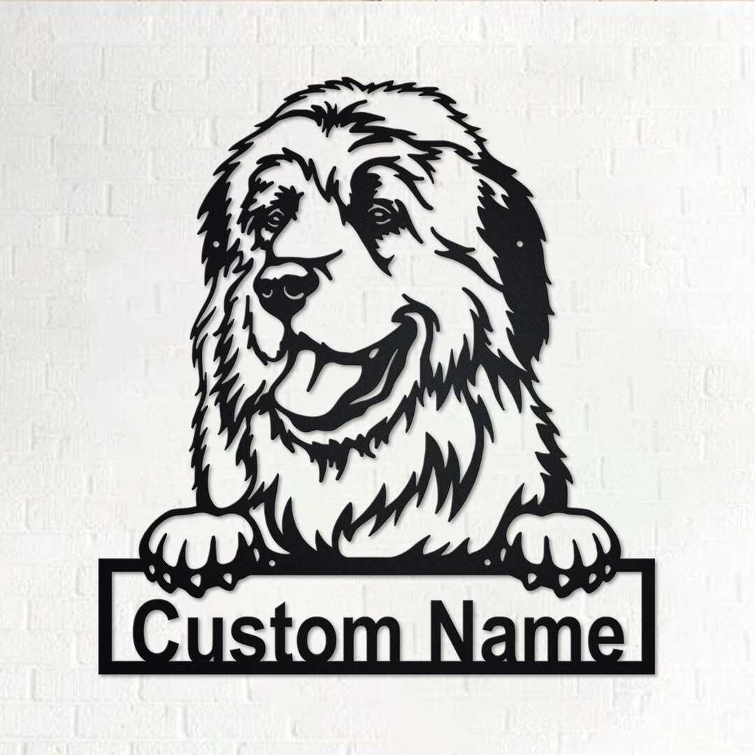 Custom Great Pyrenees Dog Metal Wall Art, Personalized Great Pyrenees ...
