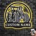 Custom Tractor Metal Wall Art With LED Light, Personalized Tractor Farm ...