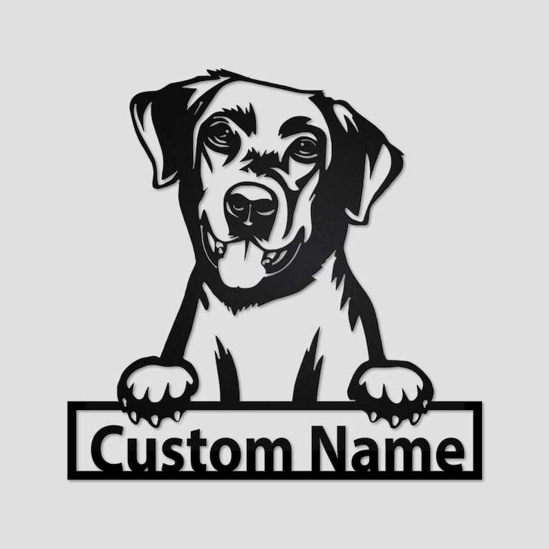 Personalized Labrador Retriever Metal Sign Labrador - Etsy