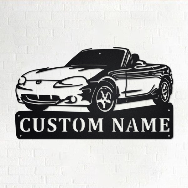 Metal Sports Car Sign - Etsy