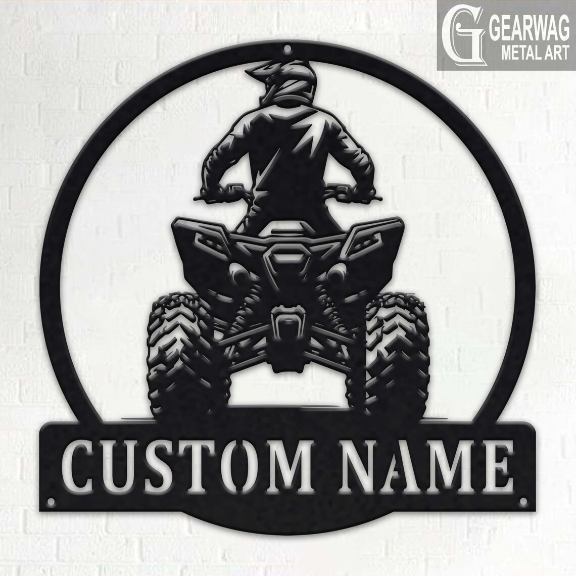 Custom ATV Rider Metal Sign With LED Lights - Etsy