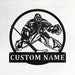 Custom Hockey Goalie Metal Wall Art With LED Light, Personalized Hockey ...