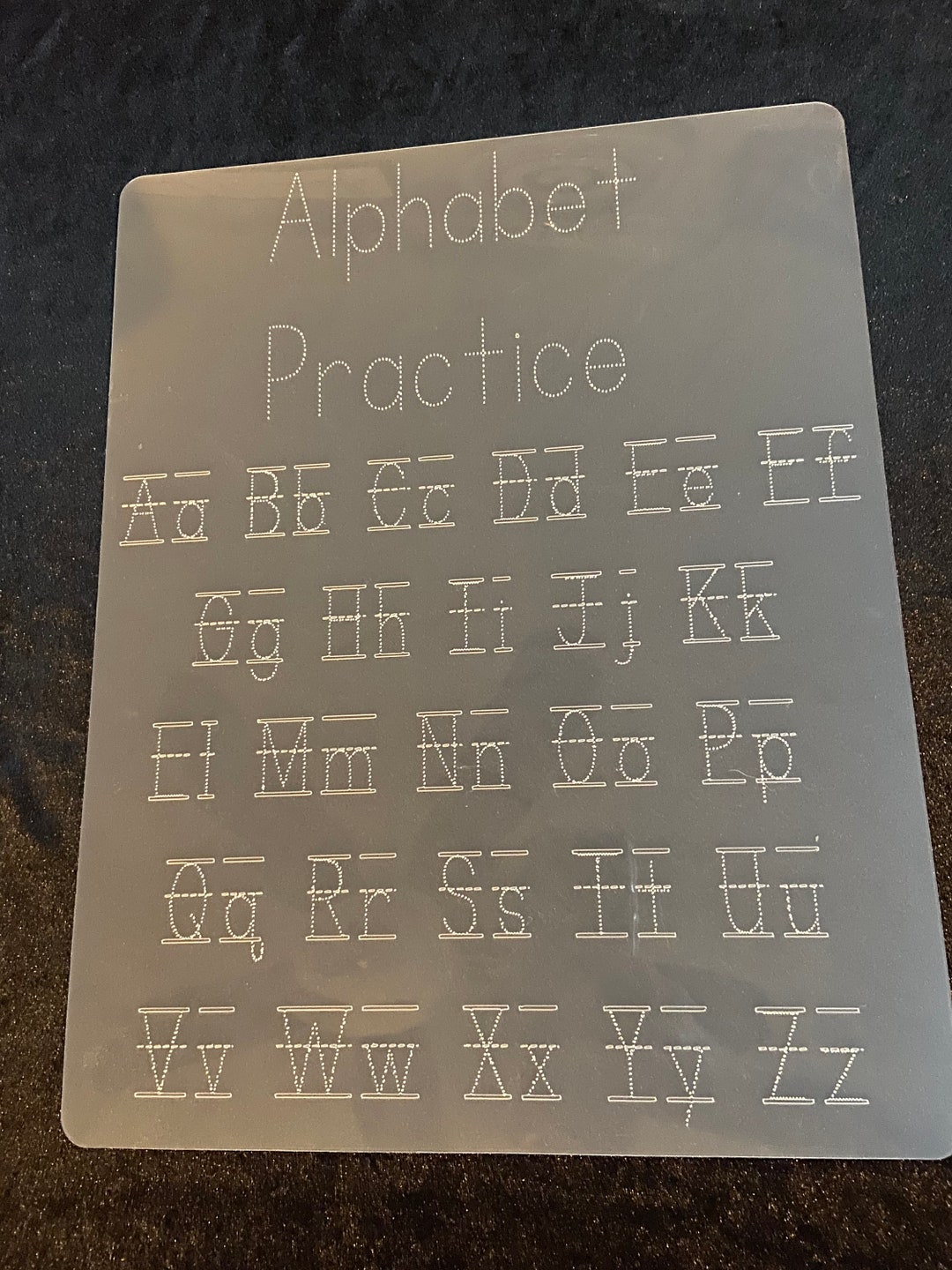 Alphabet Practice Mats - Etsy