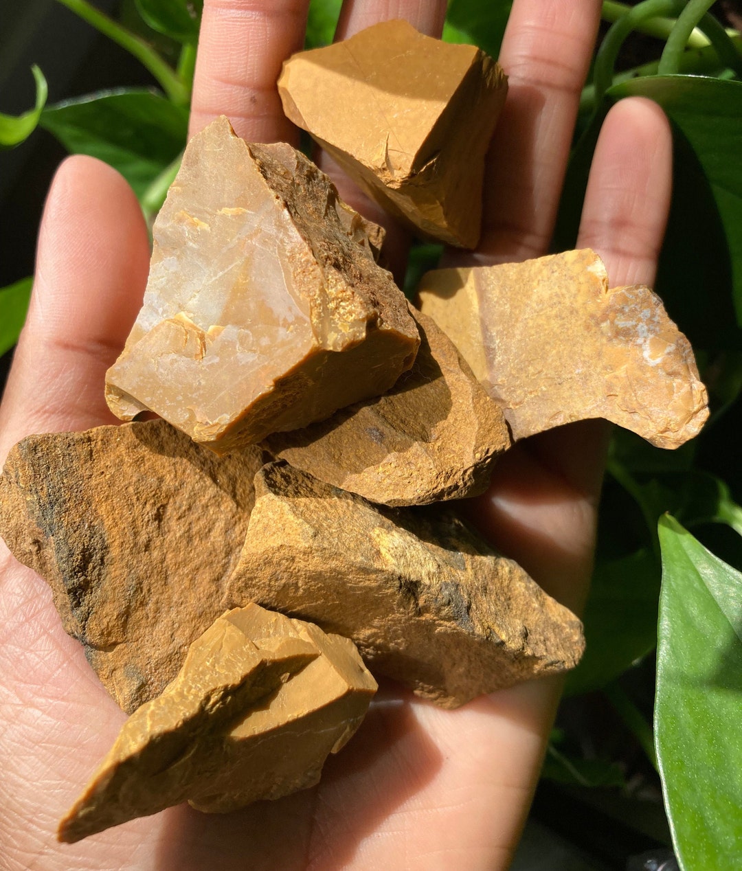 Yellow Jasper Raw | Natural Rough Cut | Healing Crystal | Solar Plexus ...