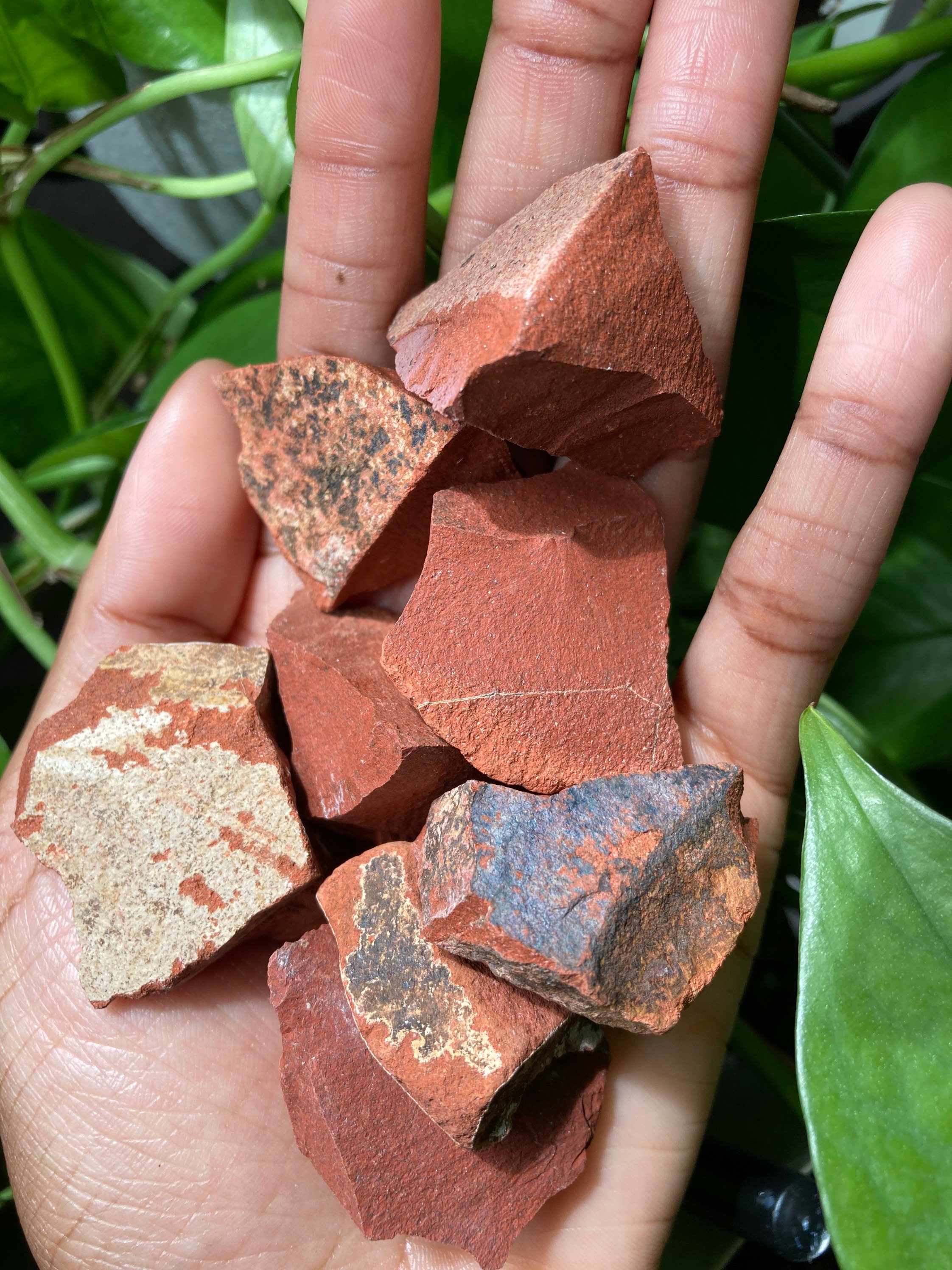 Red Jasper Raw Natural Rough Cut Healing Crystal Root Chakra Crystal - Etsy