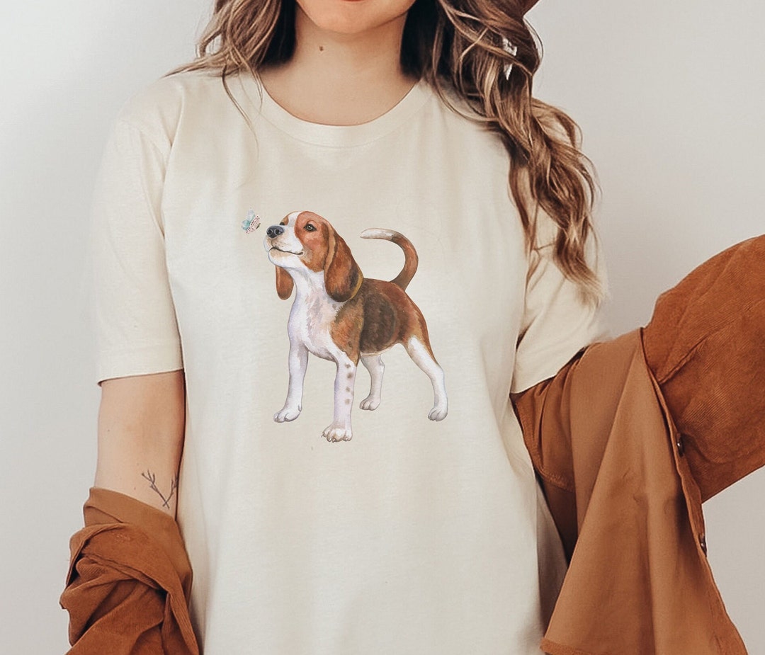 Cute Beagle Shirt, Watercolor Beagle Tshirt, Beagle Mom Gifts, Beagle ...