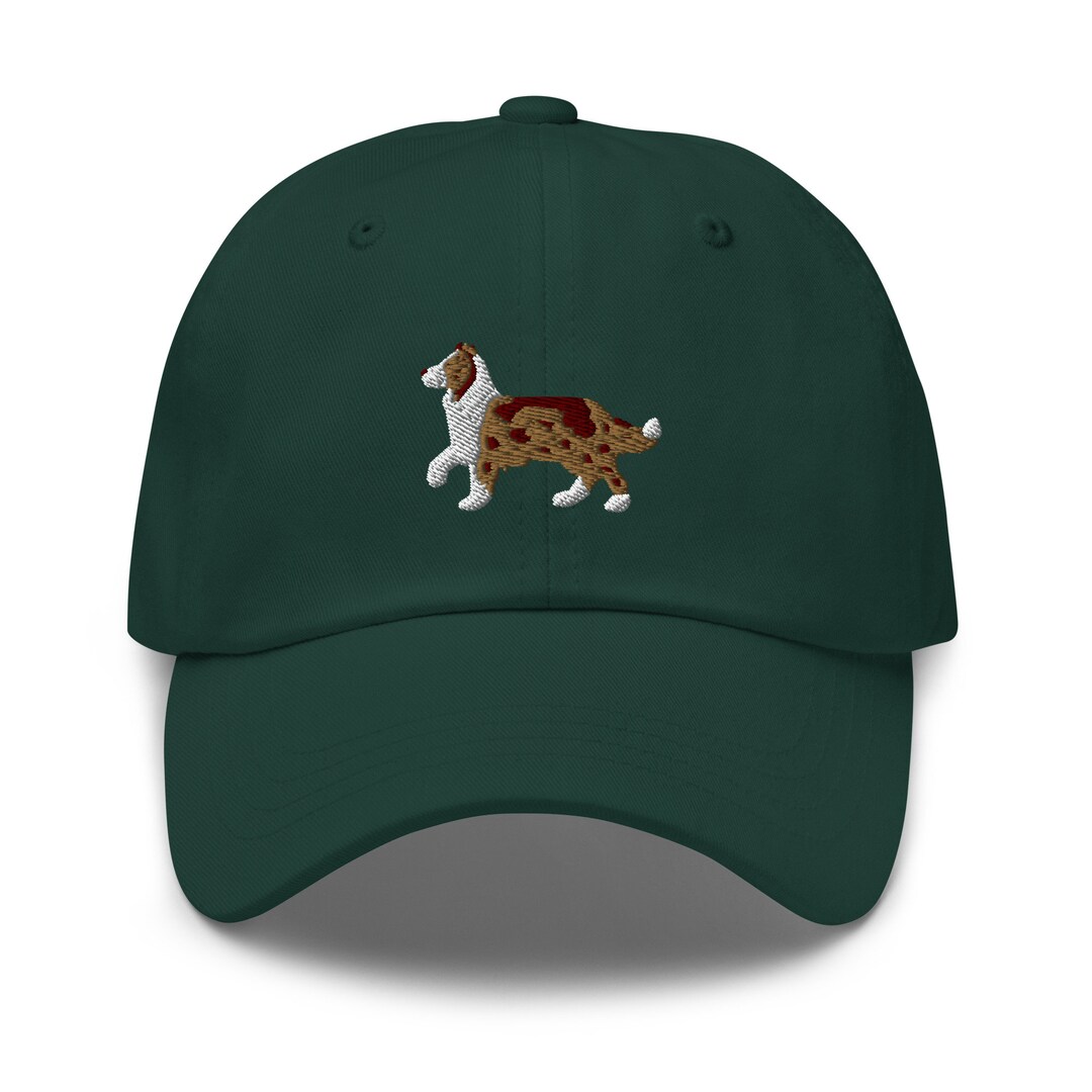 Red Merle Australian Shepherd With Tail Baseball Cap - Etsy