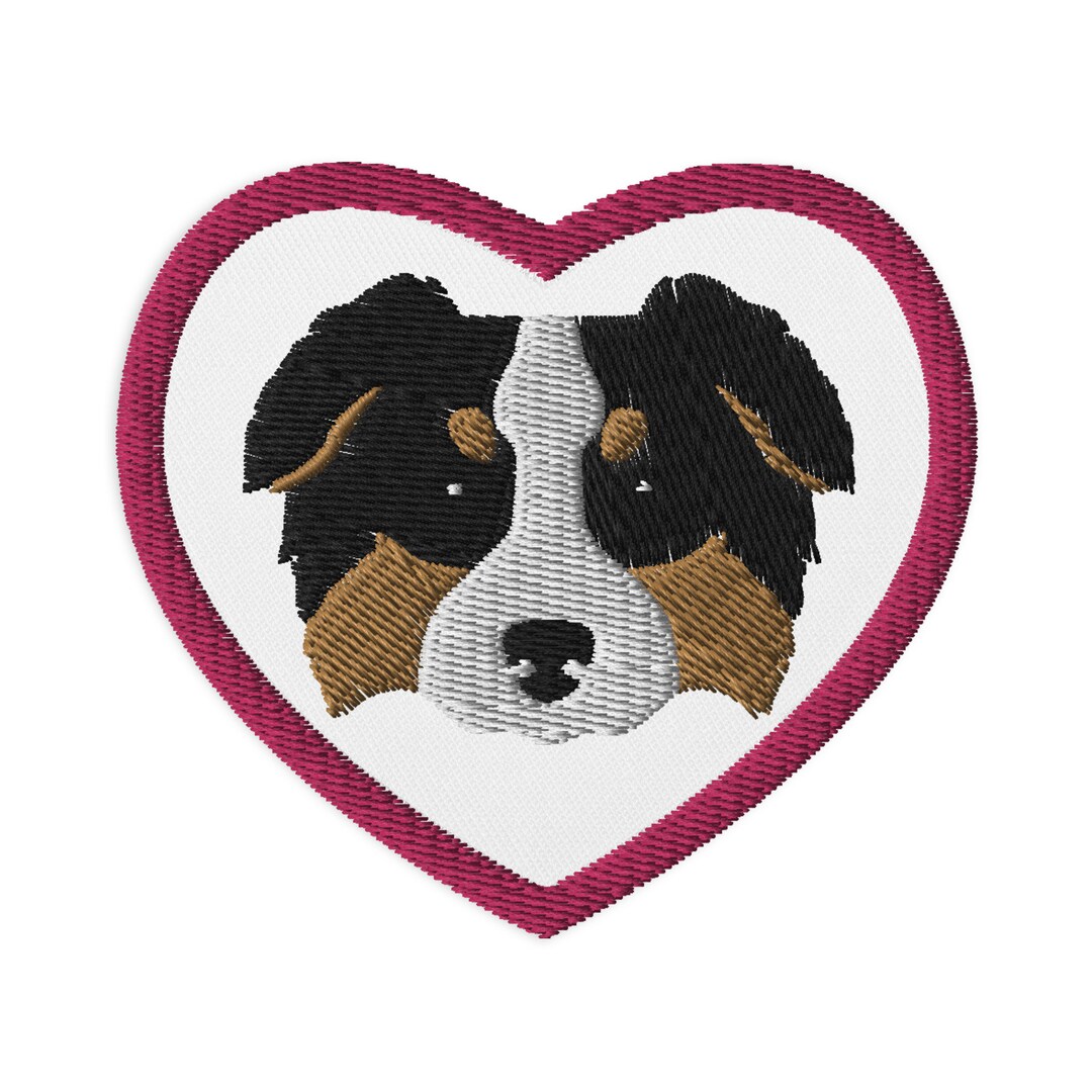 Embroidered Tricolor Australian Shepherd Patch, Aussie Shepherd Mom ...