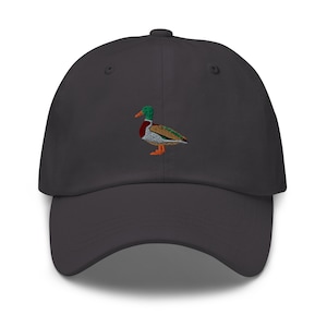 Mallard Duck Cap Embroidered, Cute Duck Embroidery Baseball Cap, Bird ...