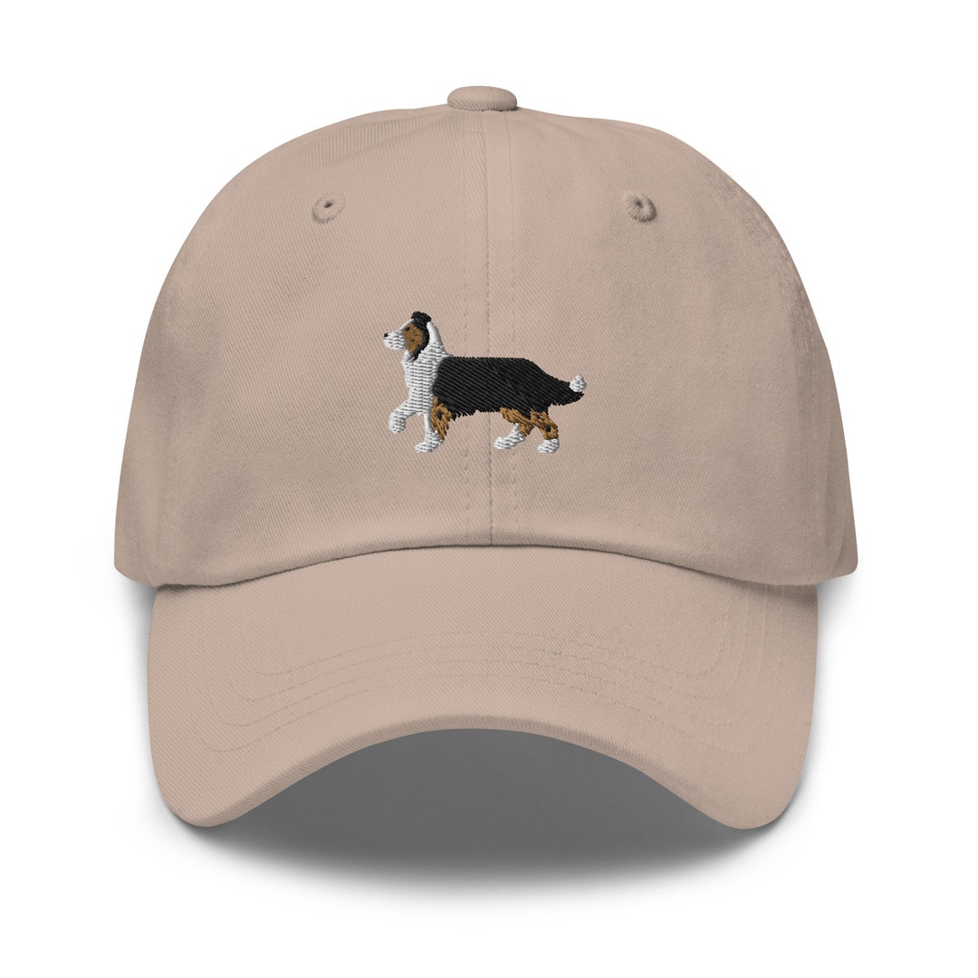 Tricolor Australian Shepherd Cap, Embroidered Aussie Shepherd Baseball ...