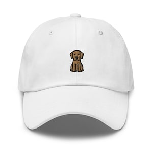 Labrador Retriever Hat, Embroidered Labrador Baseball Cap, Yellow Lab ...