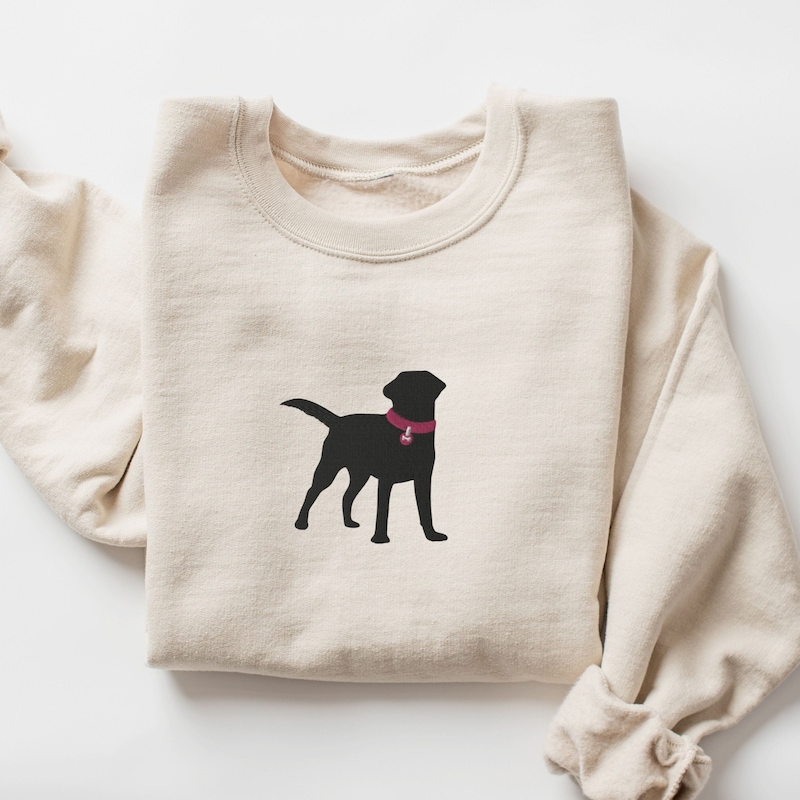 Lab Crewneck Embroidery - Etsy