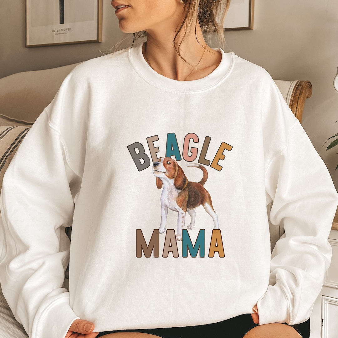 Beagle Mama Sweatshirt, Beagle Mom Crewneck, Cute Beagle Gift, Beagles ...