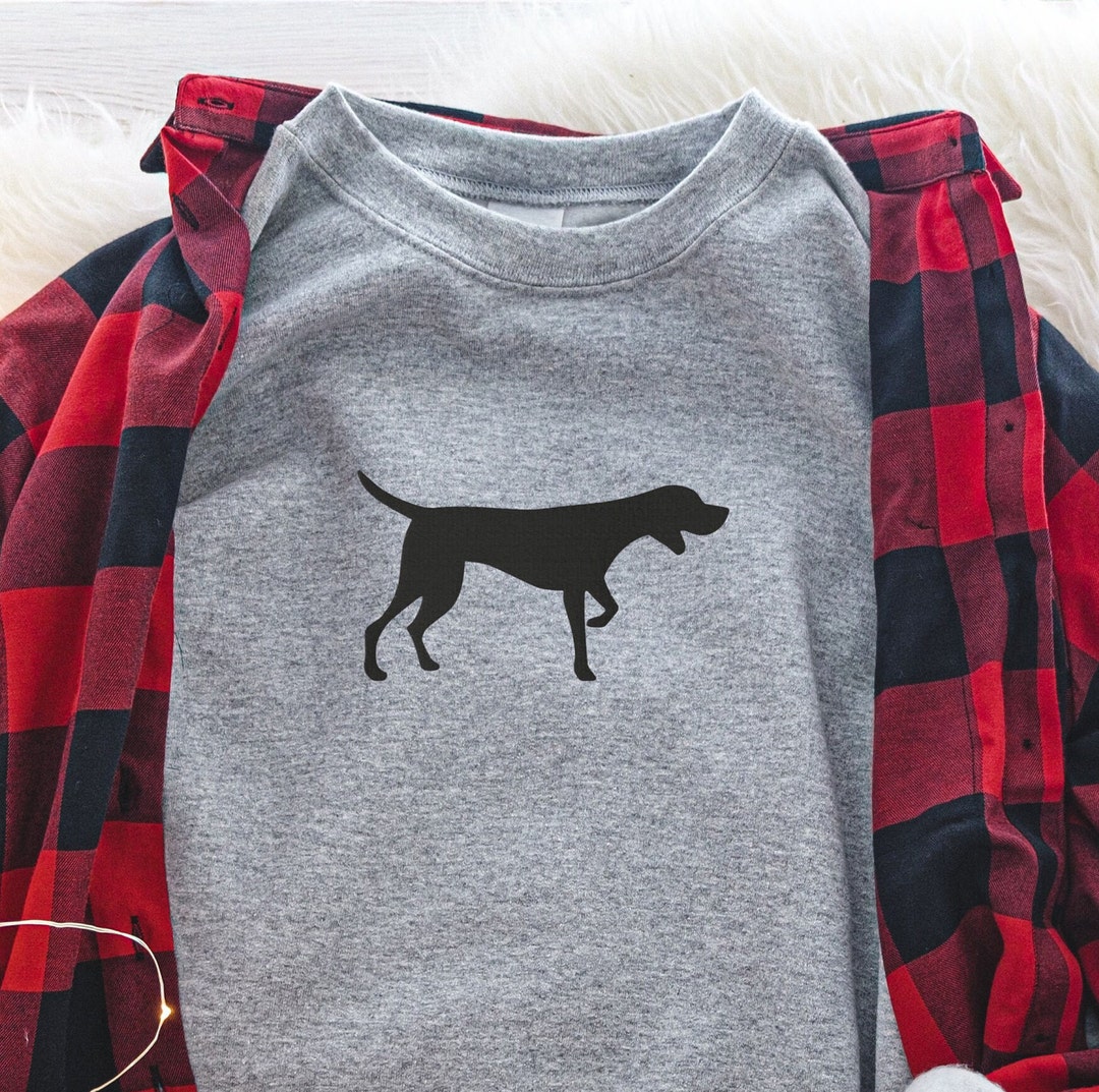 Embroidered GSP Silhouette Sweatshirt, German Shorthaired Pointer ...