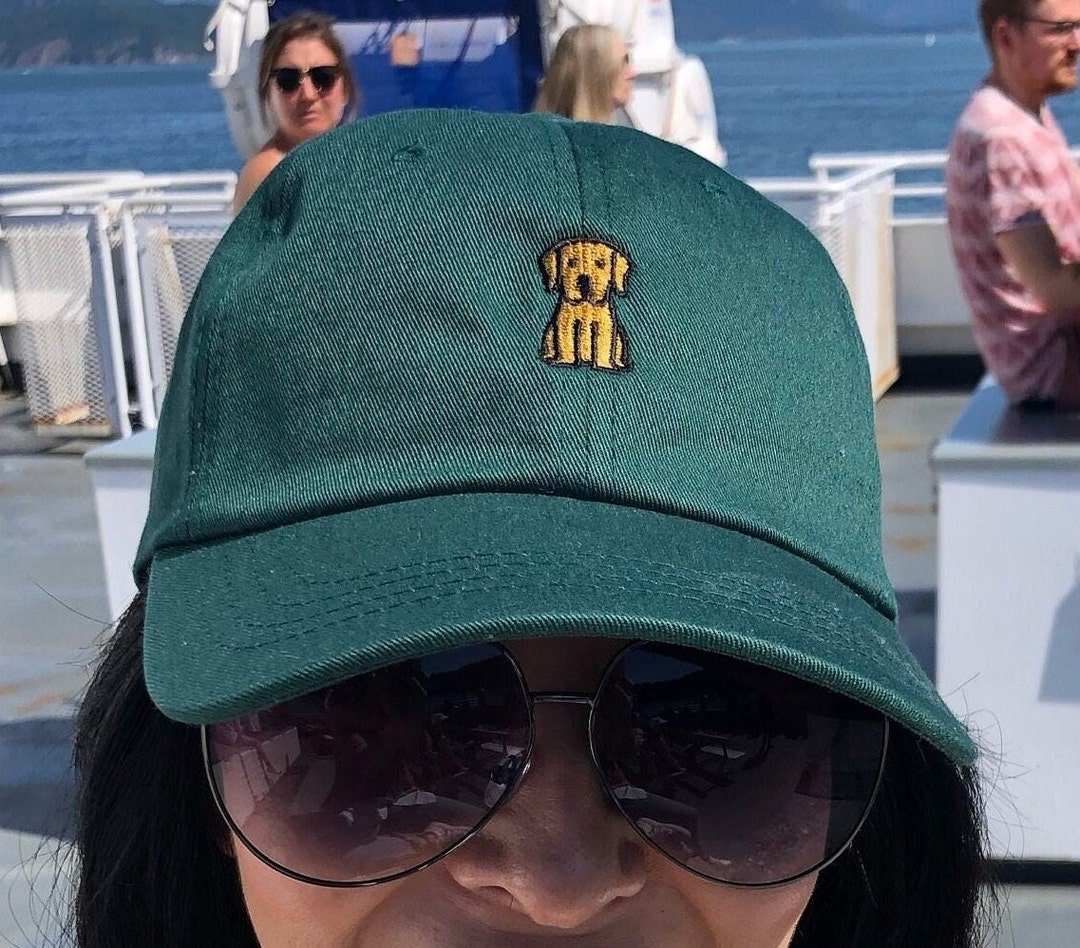 Labrador Retriever Hat, Embroidered Labrador Baseball Cap, Yellow Lab ...