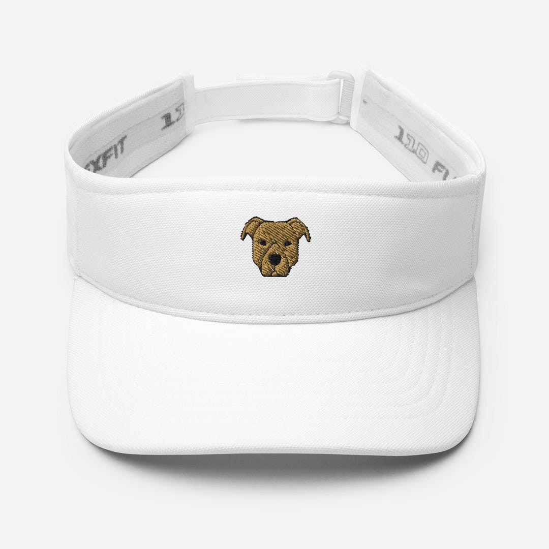 EMBROIDERED Pitbull Visor, Pit Bull Hat, Pittie Mom Gifts, Pitbull ...