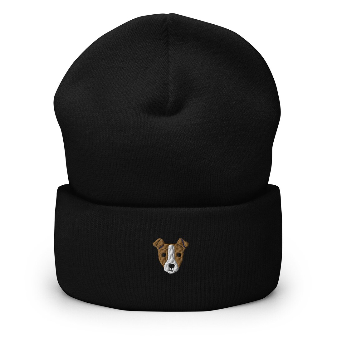 Jack Russell Beanie, Jack Russell Terrier Hat, Jack Russell Terrier Mom ...