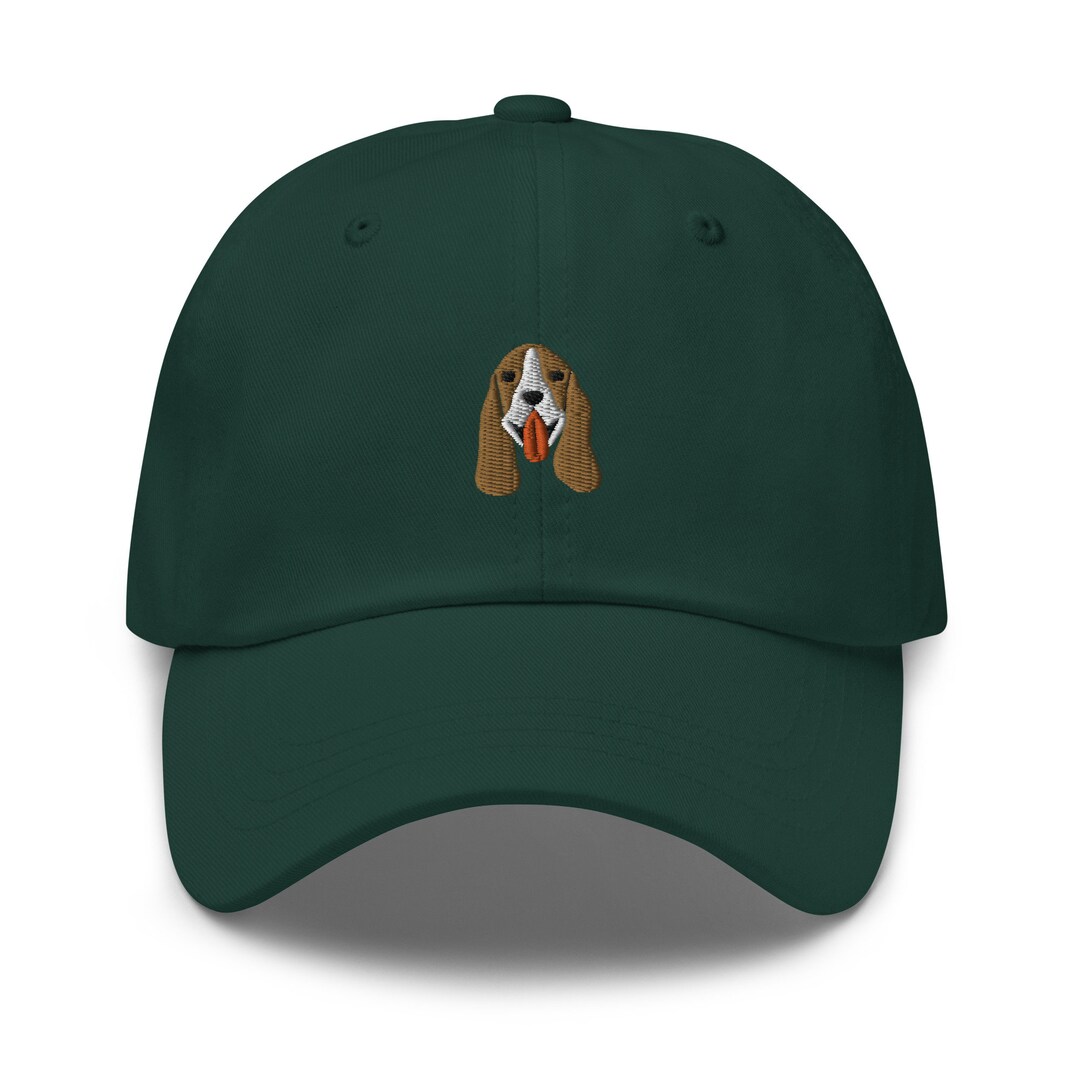 Basset Hound Cap, Basset Hound Embroidered Hat, Basset Hound Baseball ...