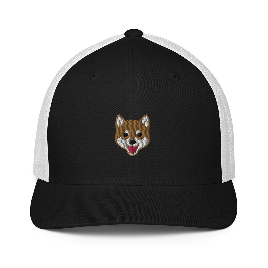 Cute Shiba Trucker, Shiba Inu Mesh Cap, Embroidered Shiba Trucker Hat ...