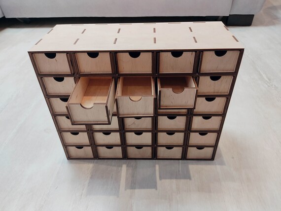 Organizer 30pc Box Vector File Storage Box Organizer Laser - Etsy