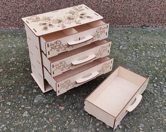 24 Drawer Unit SVG - Etsy