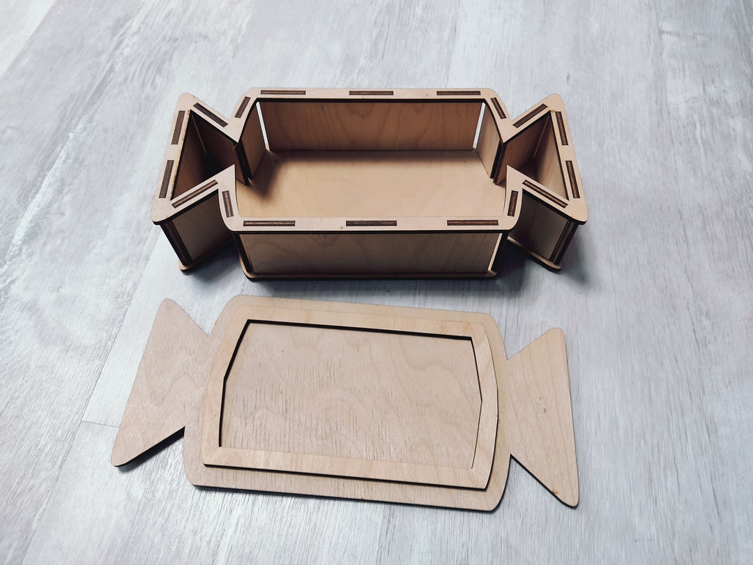 Box for Candy Vector File Candy Box Gift Box Candy Laser - Etsy