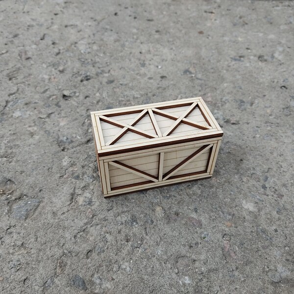 Laser Cut Shipping Box - Etsy