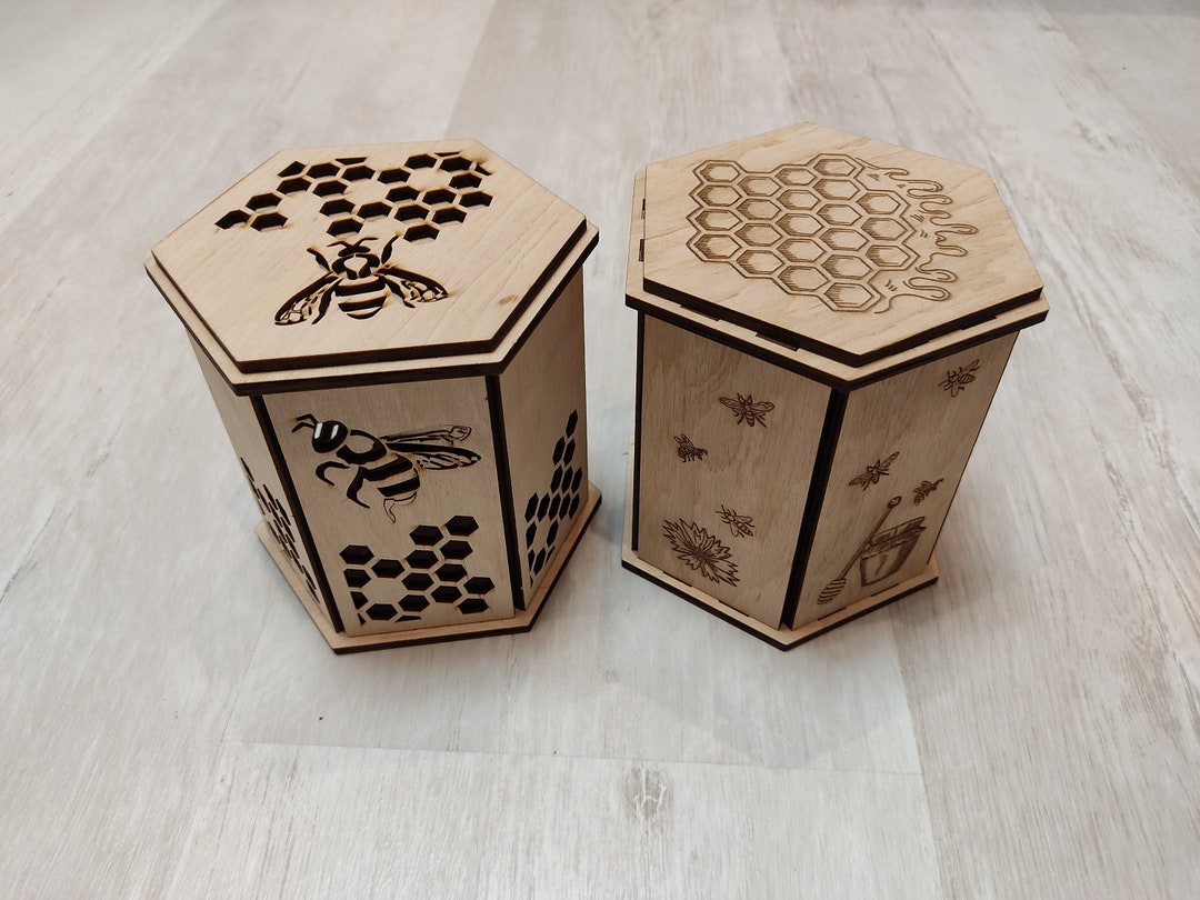 Honey Box Vector File Box for Honey Laser Cut Files - Etsy UK