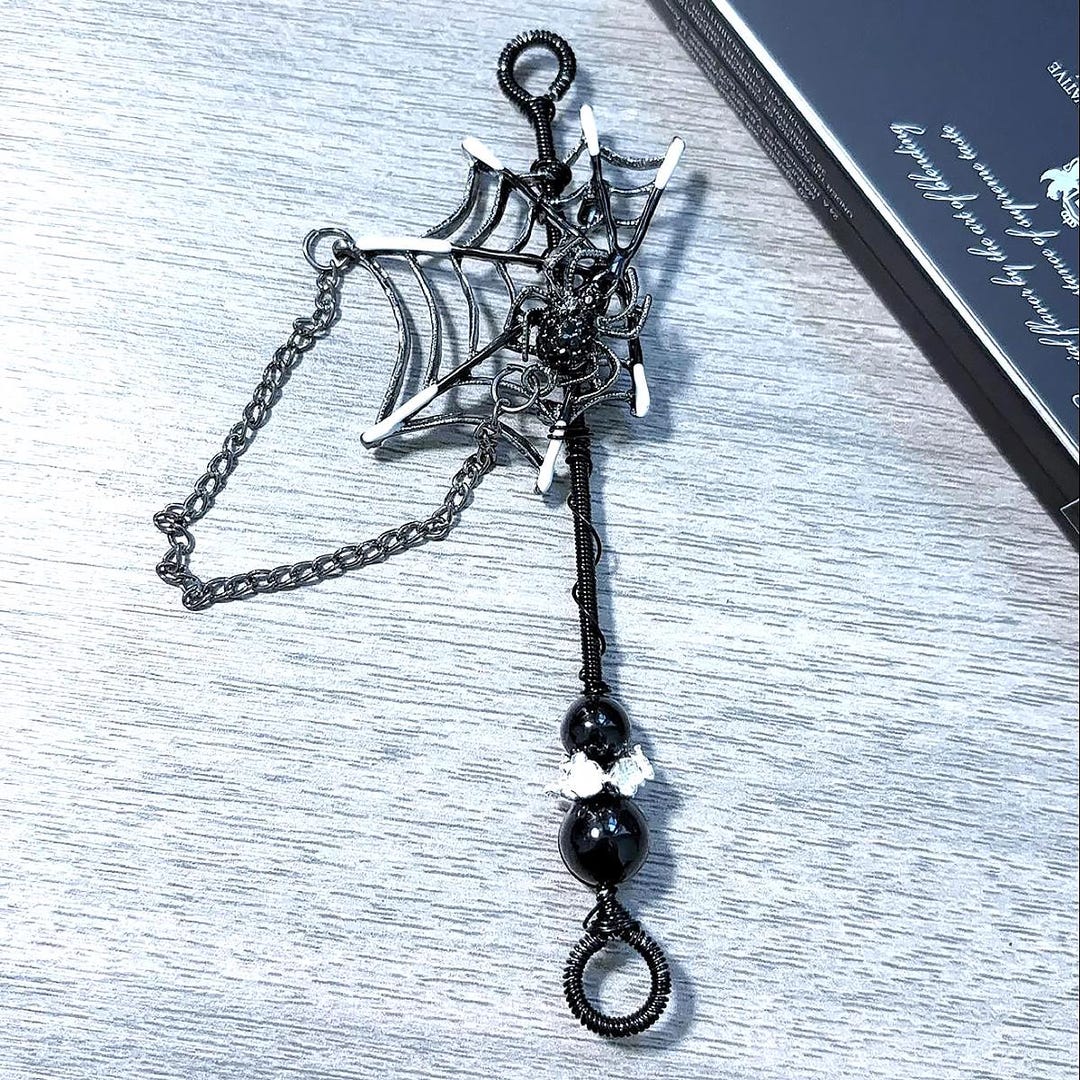 Gothic Spider Web Cigarette Holder – Dark Aesthetic,handmade Wire Wrap ...