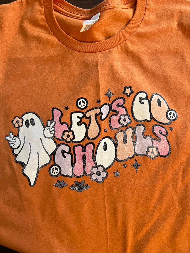 Lets Go Ghouls, Halloween, Ghouls, Retro - Etsy