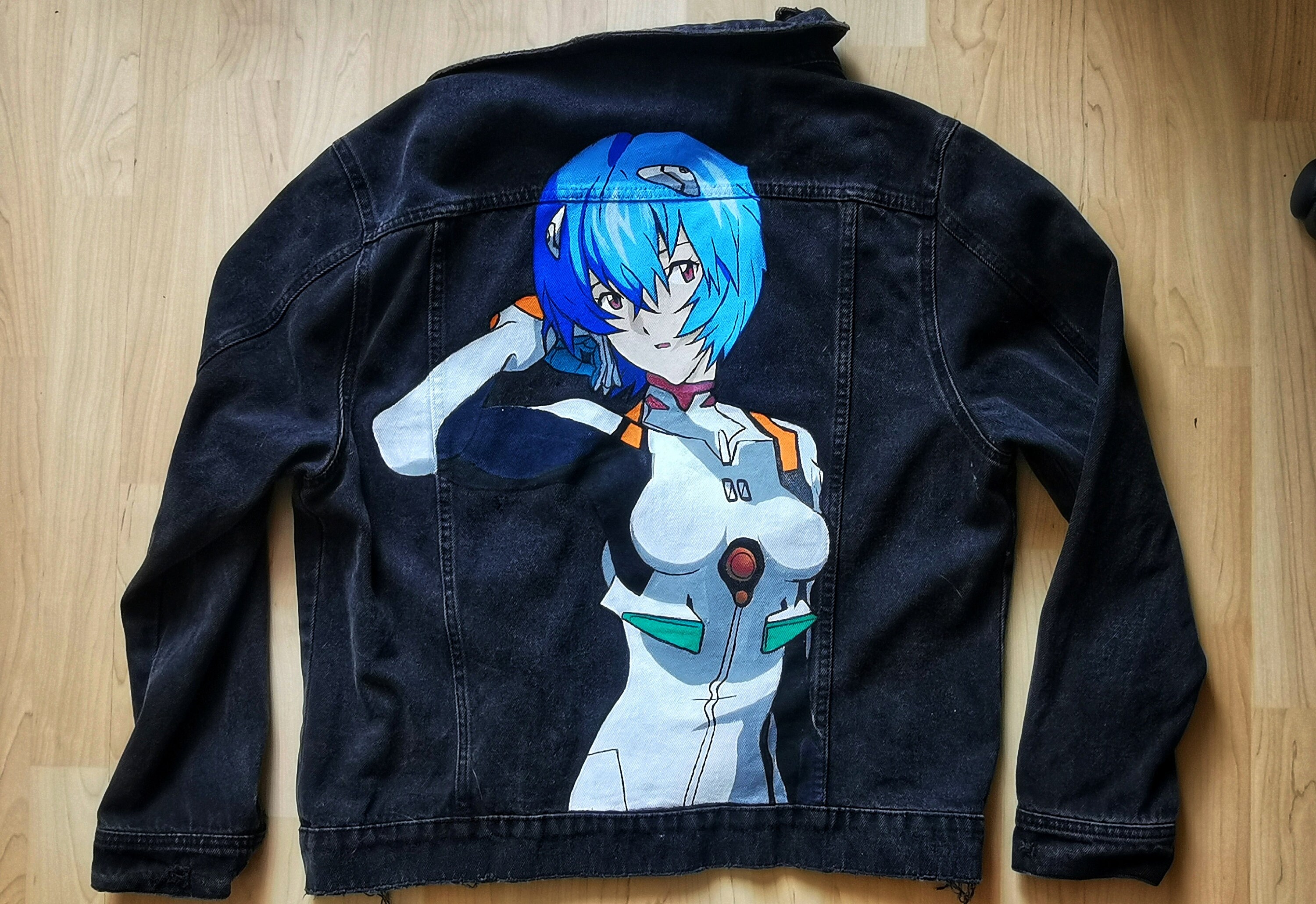 Customized Hand Painted Denim Jacket Made to Order - Etsy