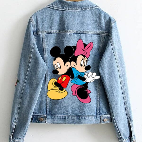 Minnie Mouse Custom Denim Jacket - Etsy